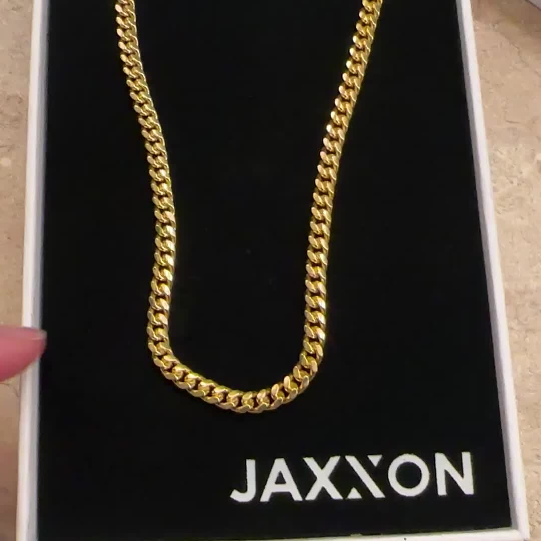 Cuban Set - 5mm Men's Gold Bracelet and Chain - JAXXON