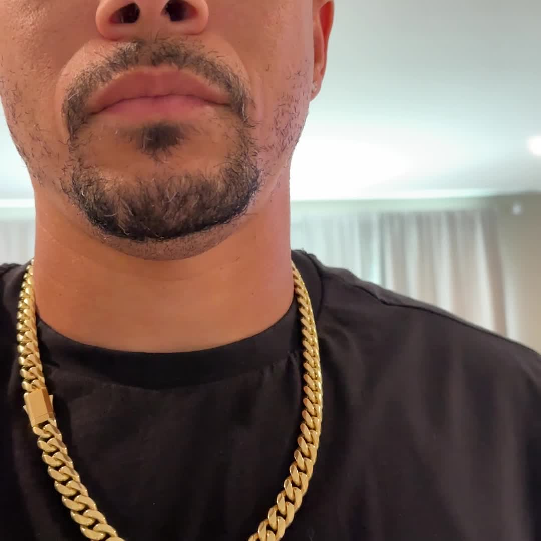 Cuban Link Chain - 10mm - Men's Gold Chain - JAXXON