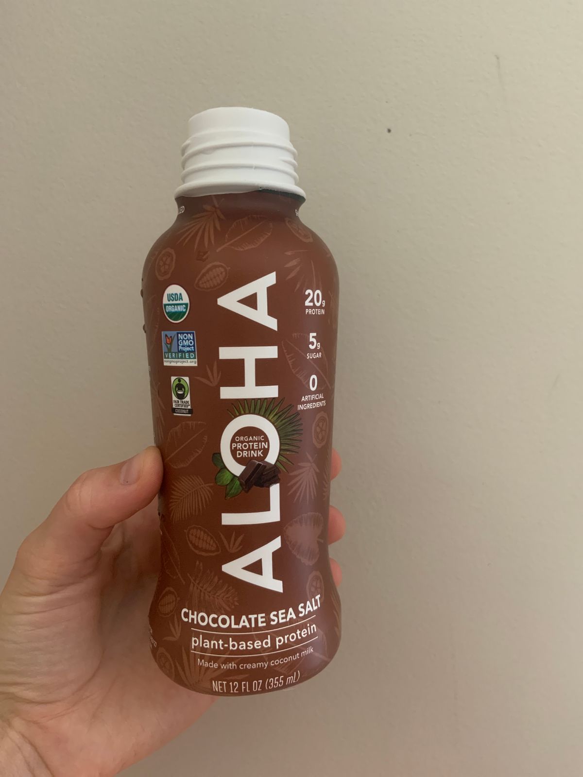Chocolate Sea Salt Protein Shake | Aloha