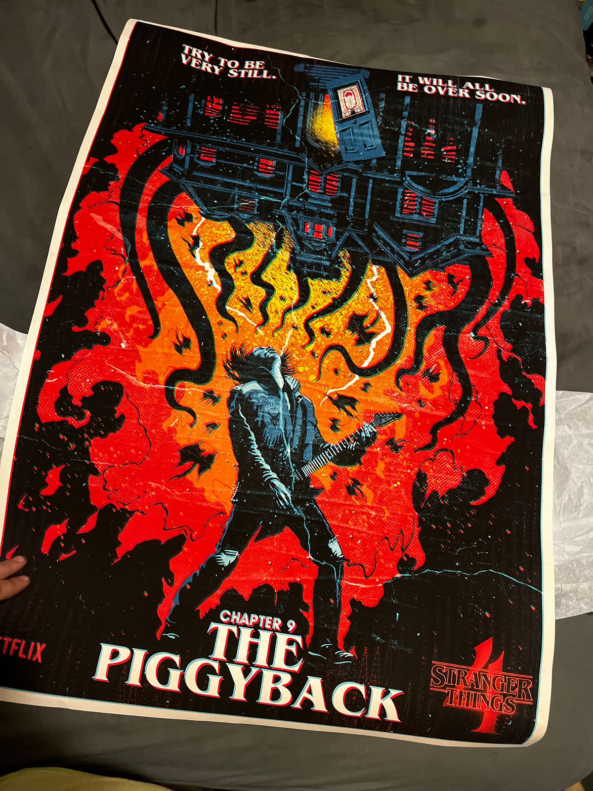 Stranger Things x Butcher Billy The Piggyback Poster [24x36] – Netflix Shop