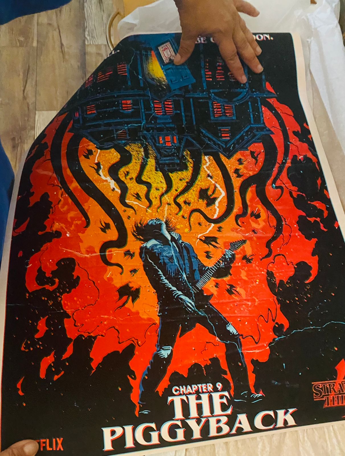 Stranger Things The Piggyback Poster | Netflix Shop