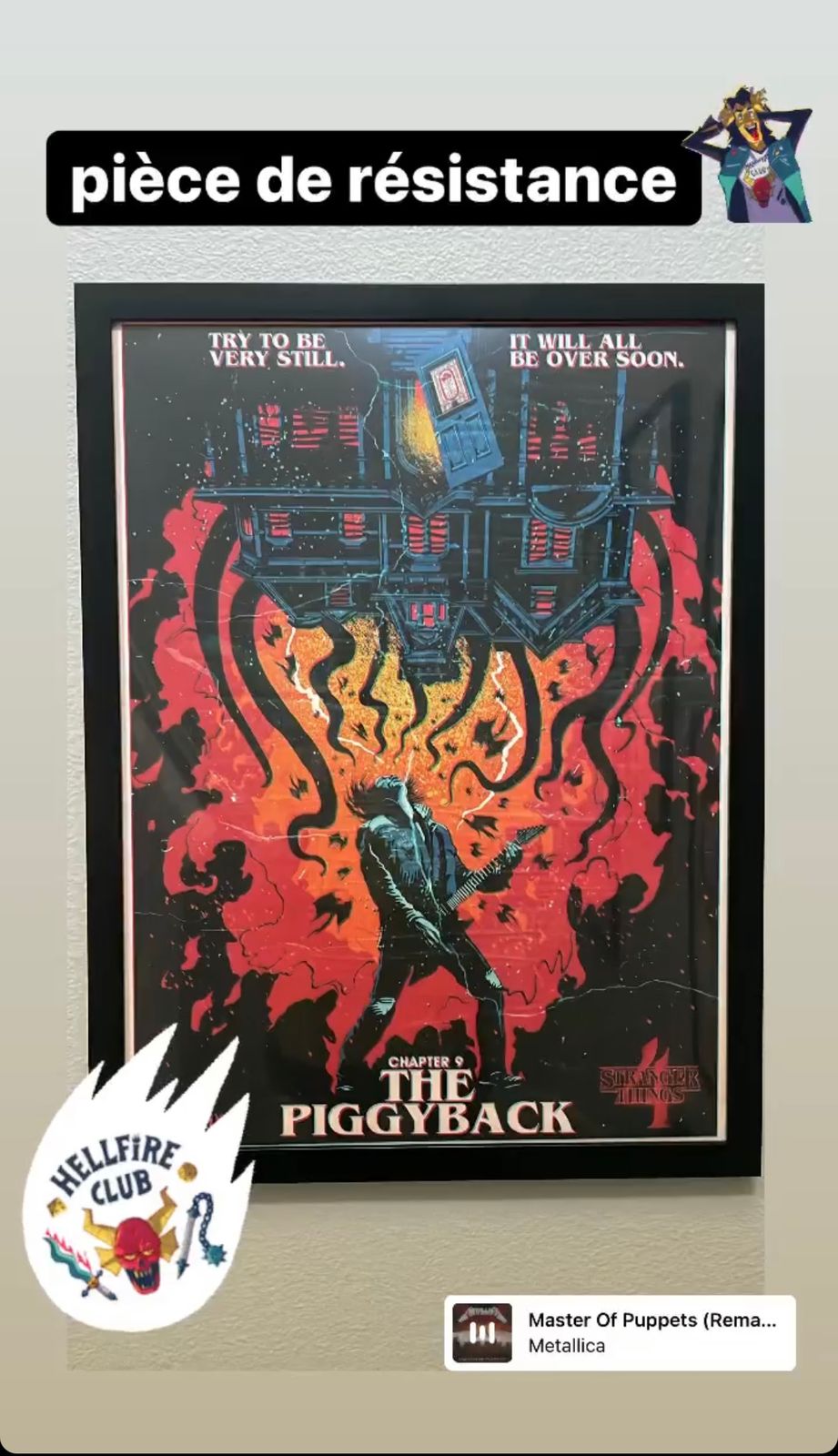 Stranger Things The Piggyback Poster | Netflix Shop