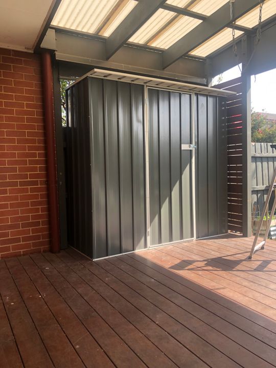 EasyShed | Flat Roof Garden Shed 2.25m (w) x 0.78m (d) - Classic