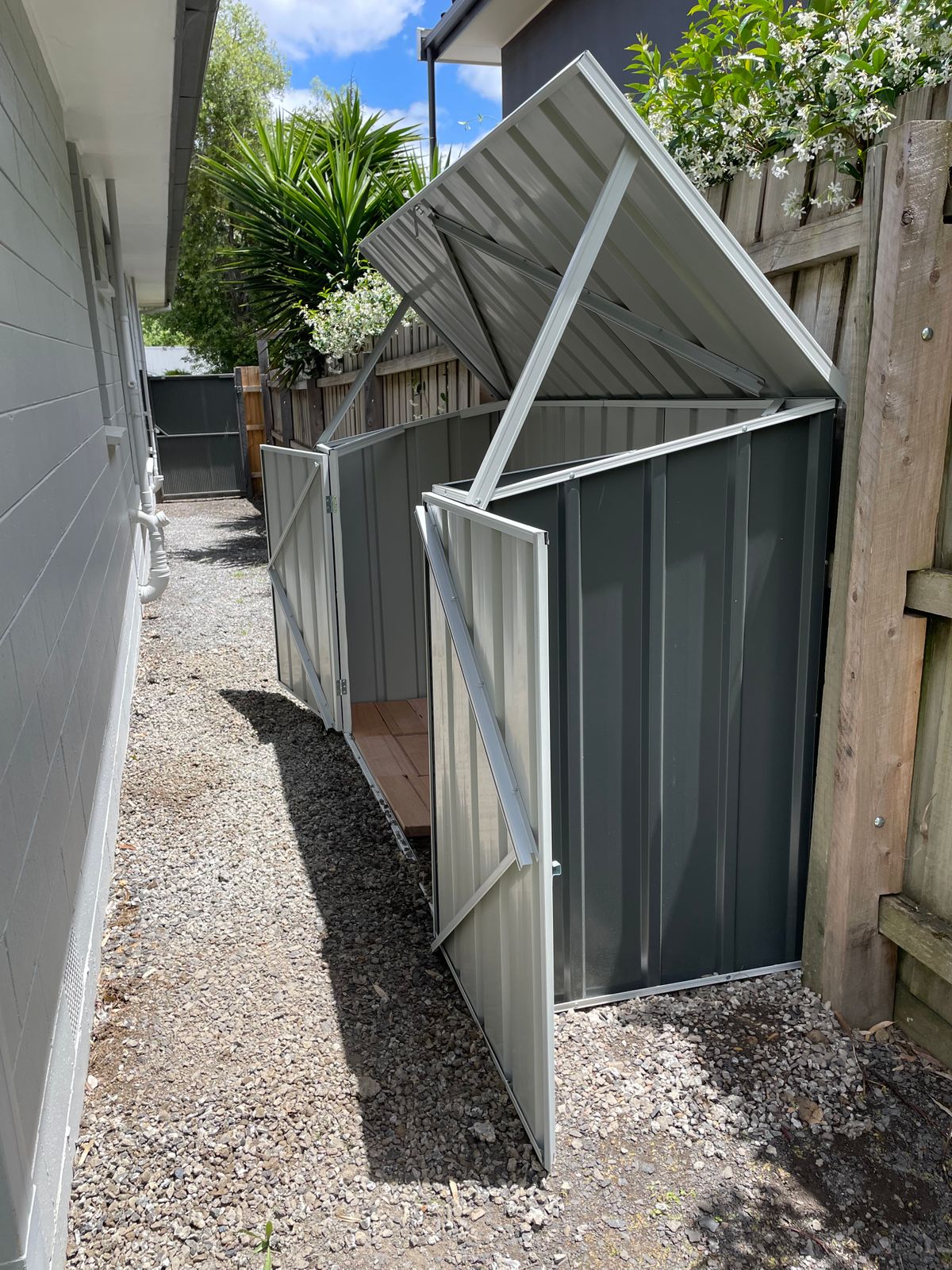 EasyShed | Garden Bike Shed 2.25m (w) x 0.78m (d) x 1.34m (h) - Classic