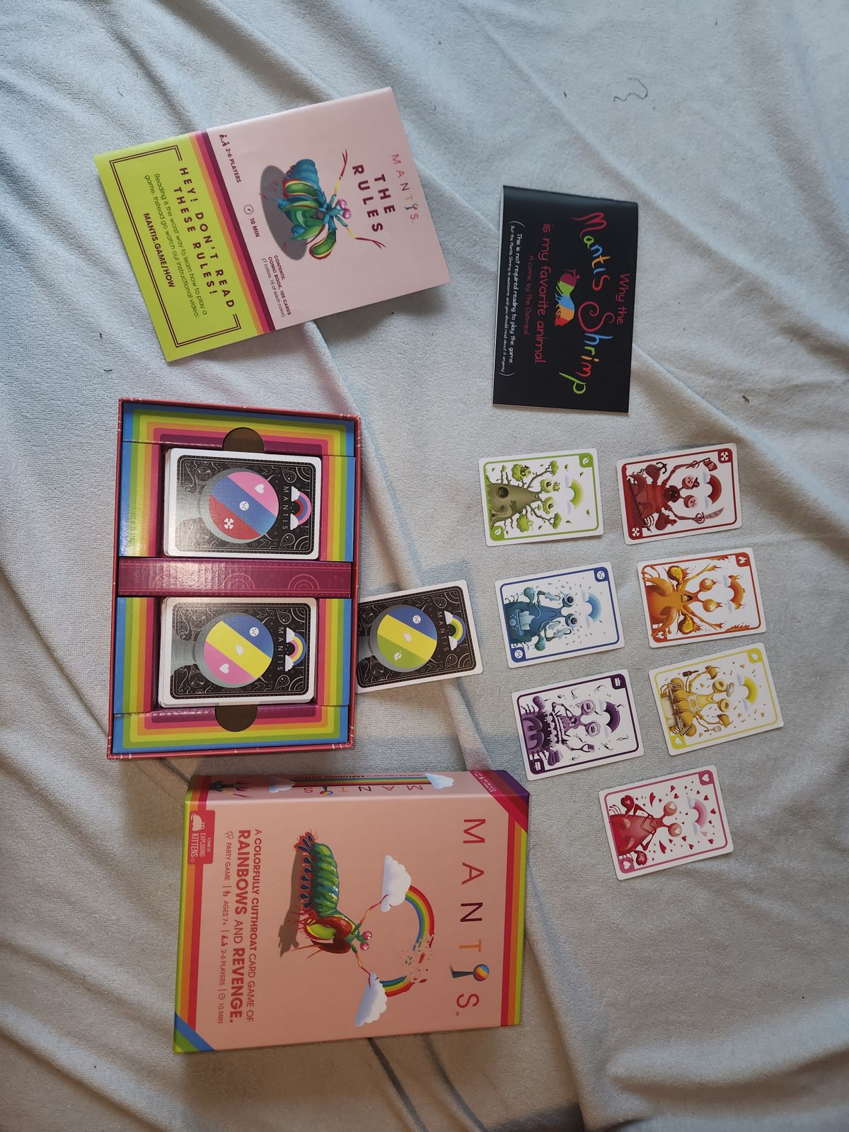 Mantis | A Colorfully Cutthroat Card Game | Exploding Kittens