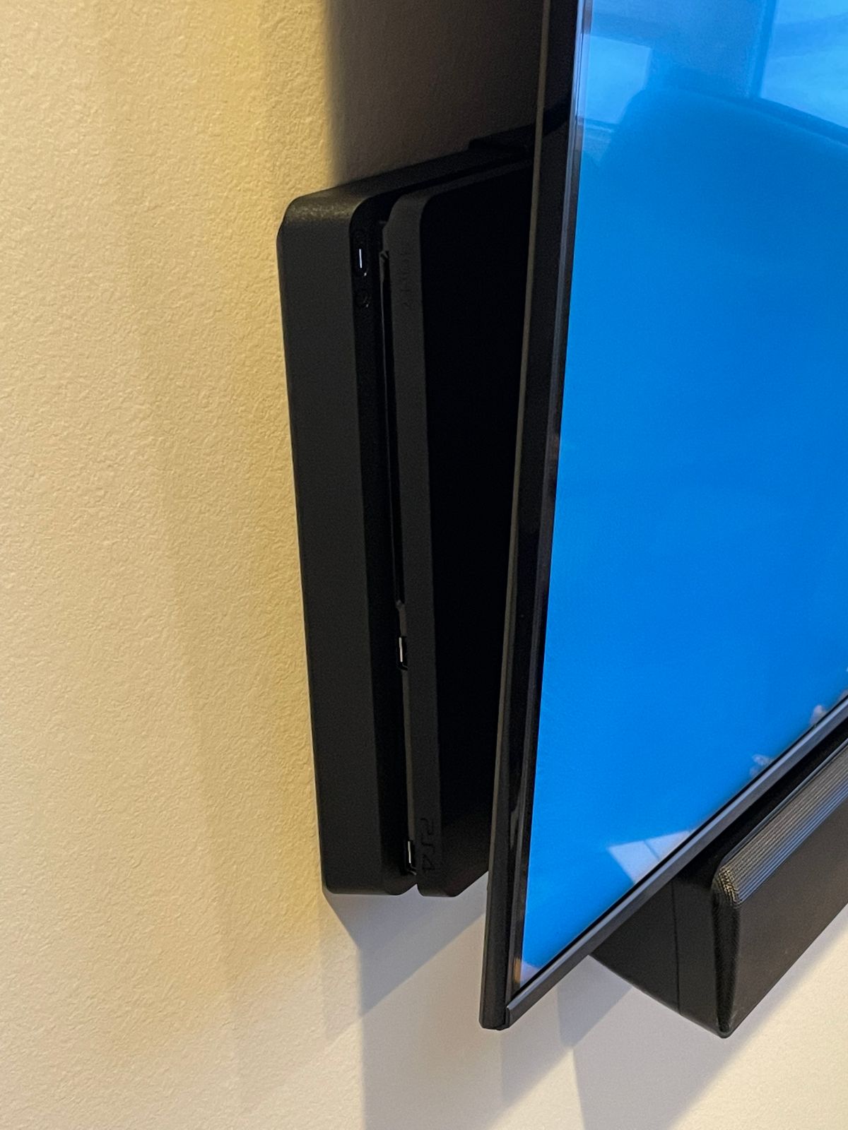PS4 Slim Wall Mount | HIDEit Mount for PlayStation 4 Slim Game Console ...