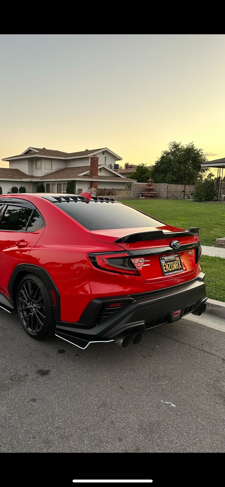 Noble V1D Vortex Generator Subaru WRX 22-24 - Paint Matched – Import ...