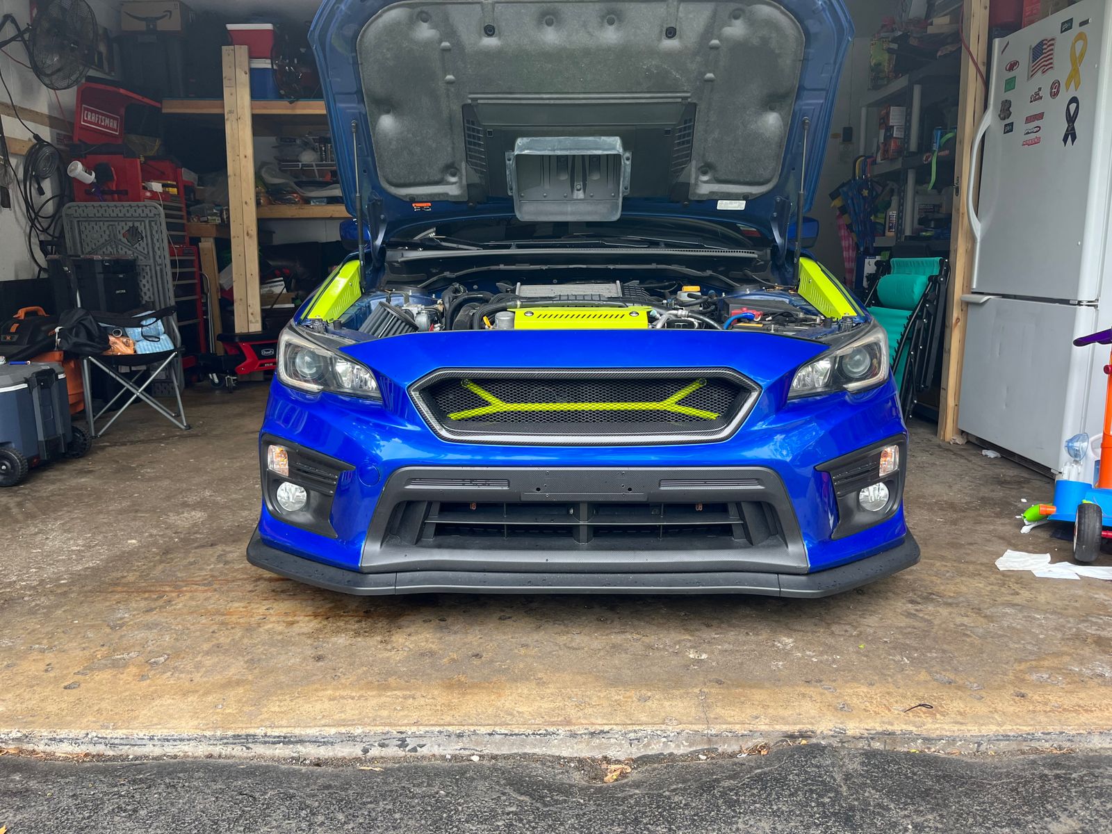 Noble X Series Radiator Brace Subaru 15-21 WRX / STI - Various Colors ...