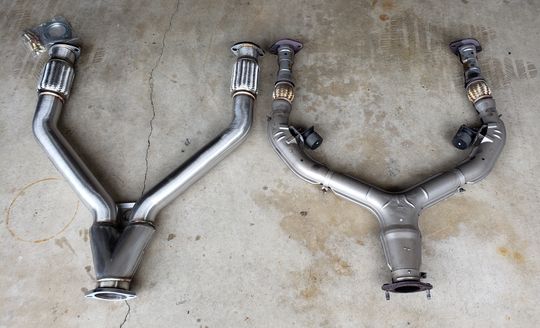 ISR Performance Exhaust Y-Pipe Nissan 370z 2009-2016 / Infiniti G37 20 ...