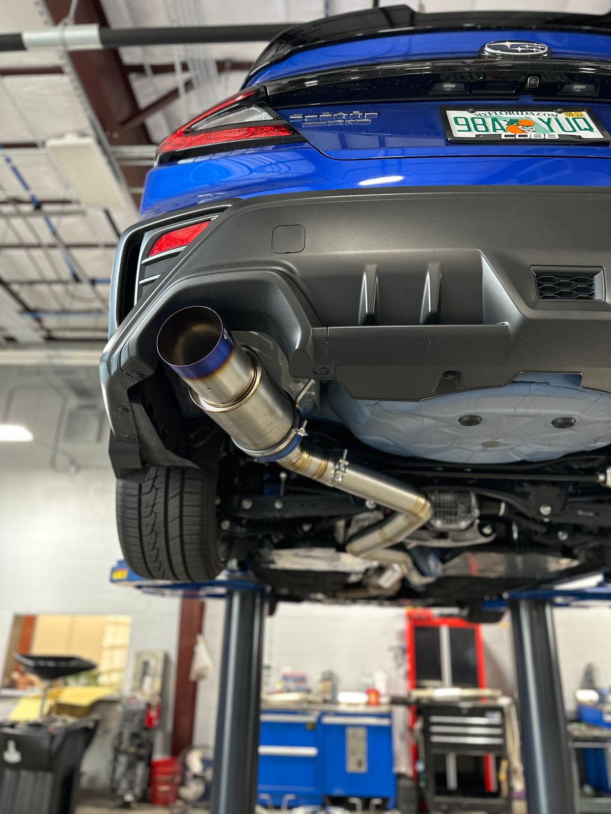 Noble Full Titanium Pro Single Exit 3" Cat Back Exhaust Subaru WRX 202 ...