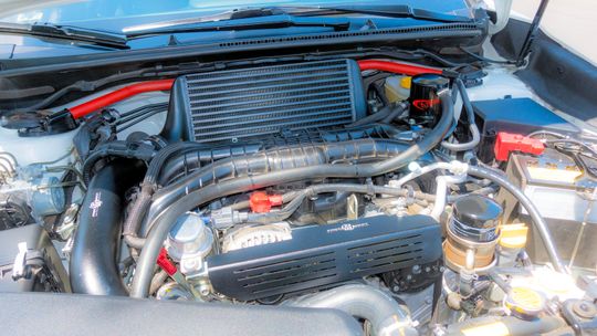 Process West Black Verticooler Top Mount Intercooler Subaru WRX 2015-2 ...