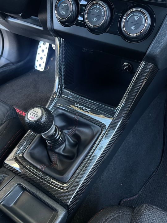 OLM LE Dry Carbon MT Shifter Console Cover Subaru WRX 2015-2021 ...