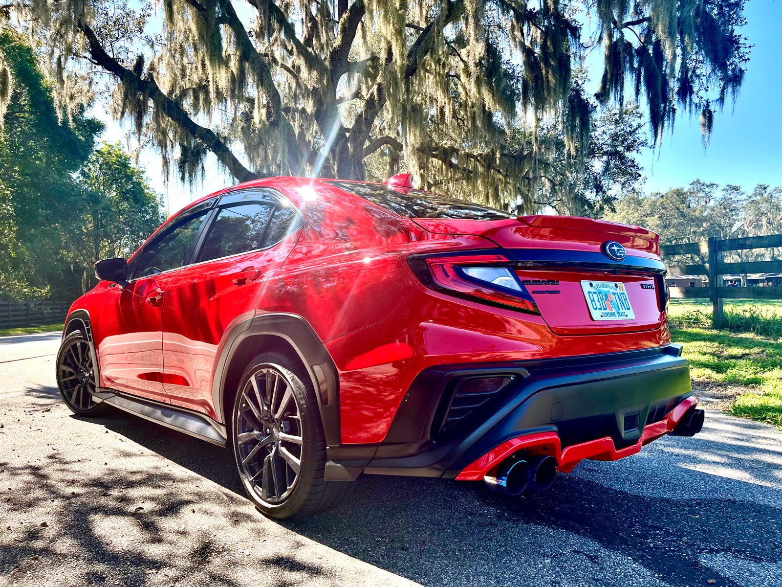 Noble Paint Matched HT Style Rear Diffuser Subaru WRX 2022-2024 ...