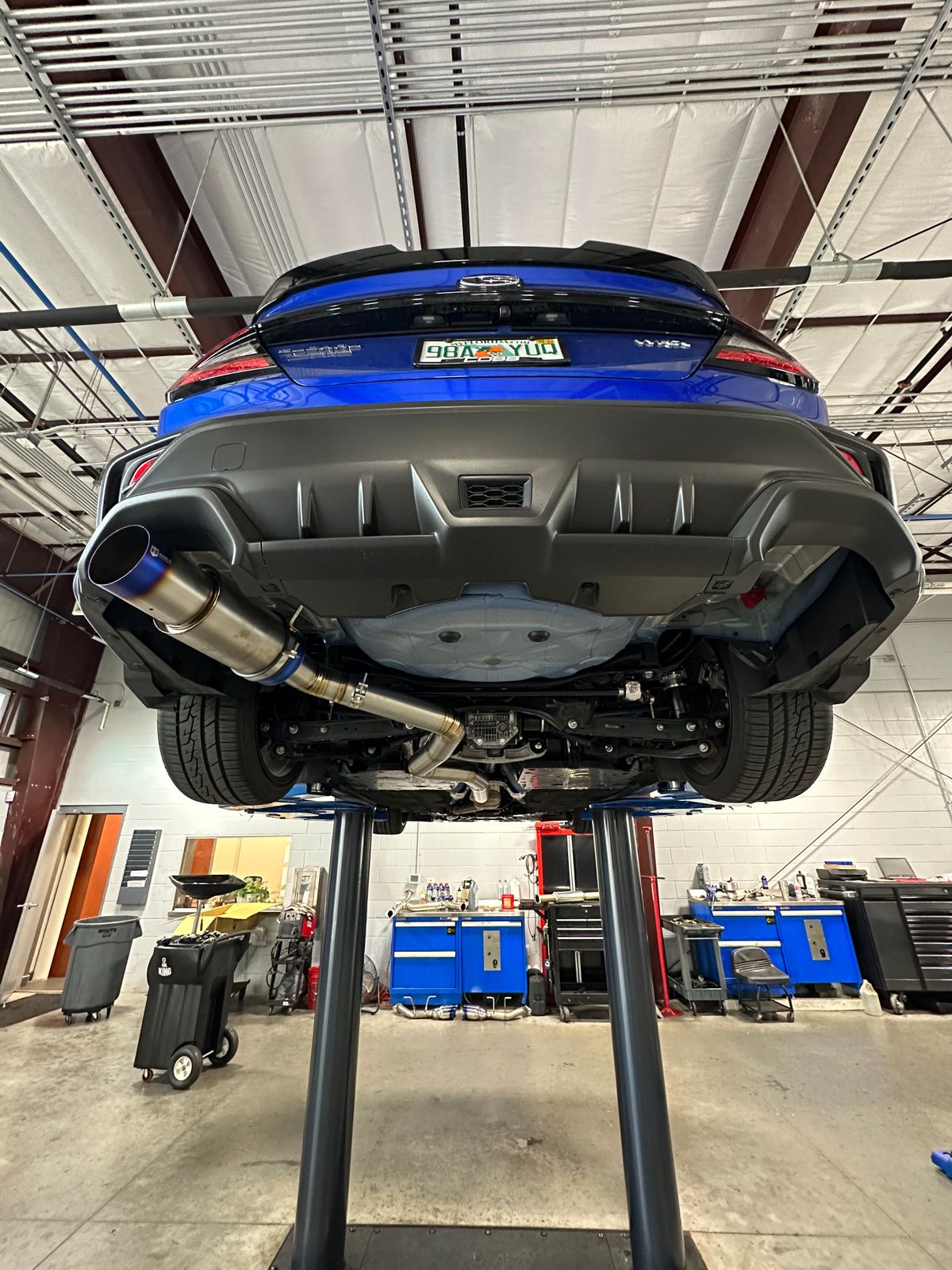 Noble Full Titanium Pro Single Exit 3" Cat Back Exhaust Subaru WRX 202 ...
