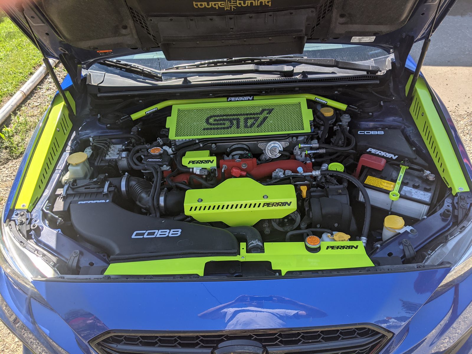 Noble STI Top Mount Intercooler Grille Protector / Guard - 2008-2021 ...