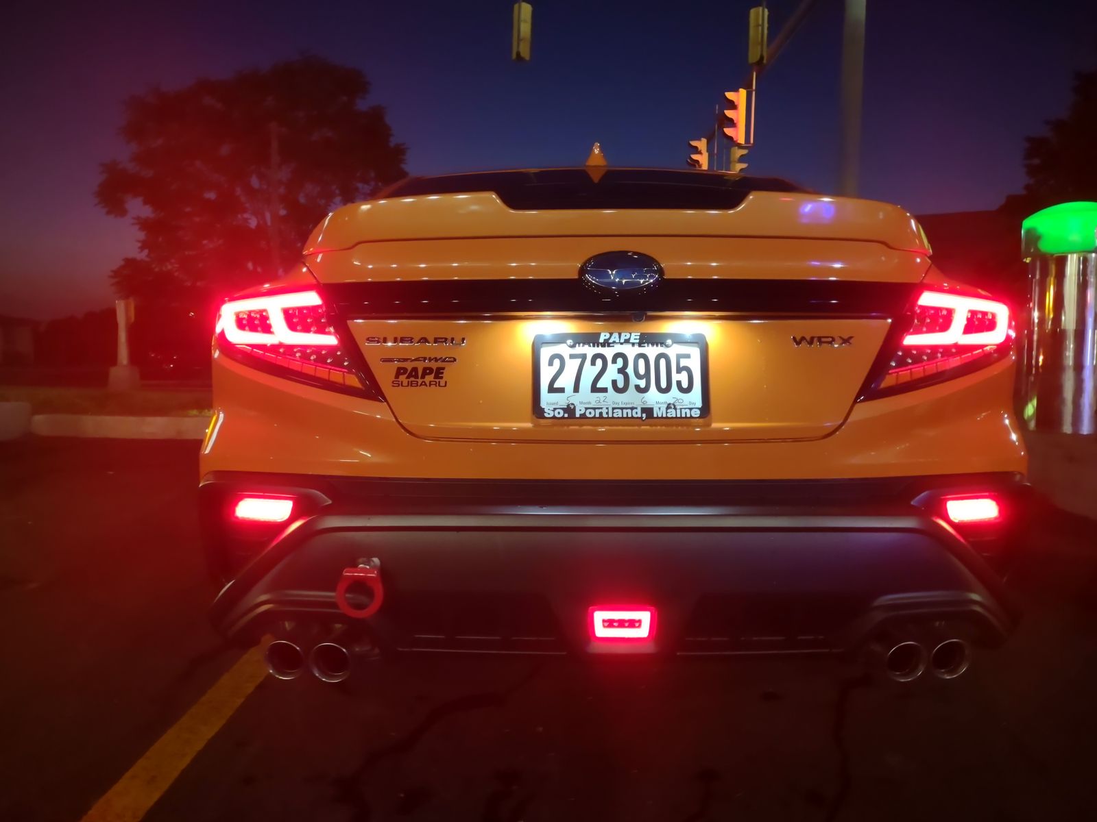 Noble PRO F1 JDM Rear Fog Light Kit Subaru WRX 2022-2024 – Import Image ...