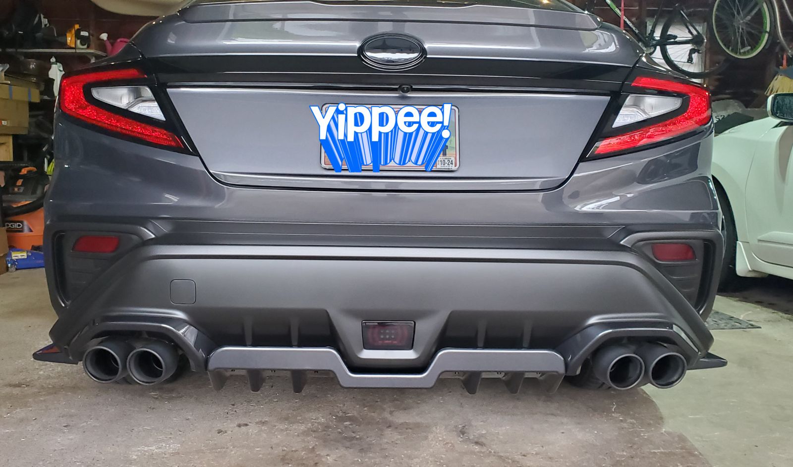 Noble Paint Matched HT Style Rear Diffuser Subaru WRX 2022-2024 ...