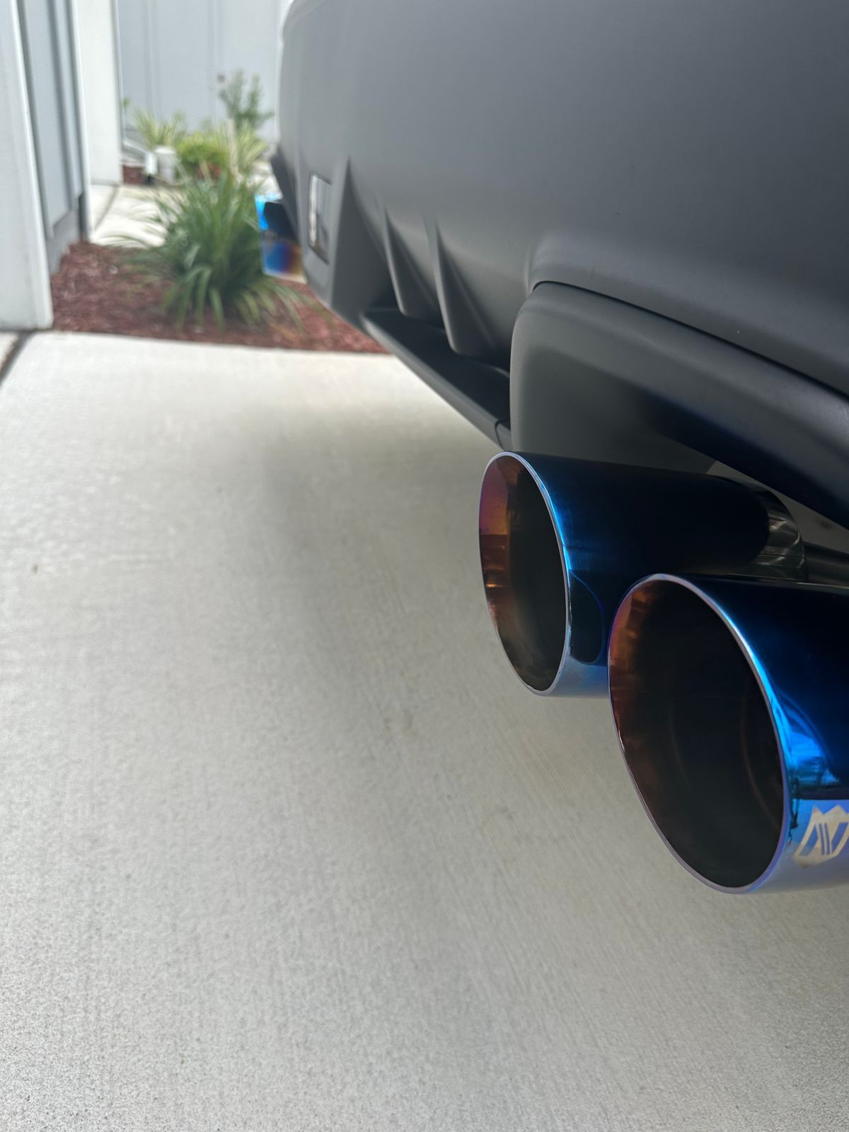 Noble AXL Pro Quad Exit Axle Back Exhaust Burnt Tips Subaru WRX 22-23 ...