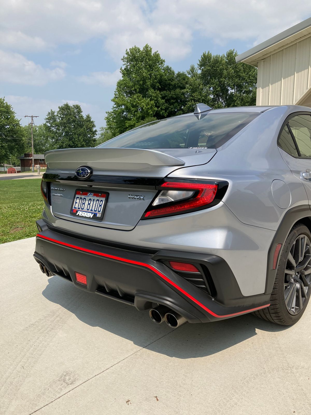 Noble 2022 Subaru WRX Mod 1 STI Style High Back Paint Matched Duckbill ...