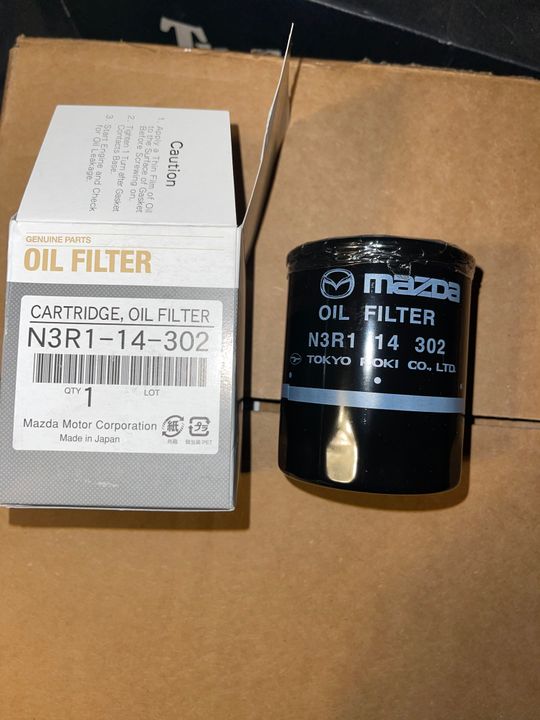 Mazda OEM Oil Filter Extra Capacity (Roki Filter) EJ25 Subaru WRX 2002 ...