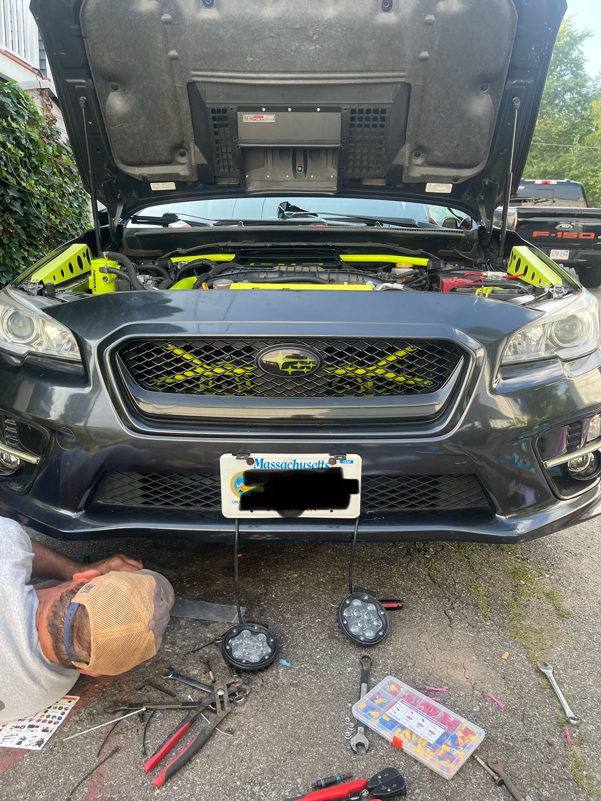 Noble X Series Radiator Brace Subaru 15-21 WRX / STI - Various Colors ...