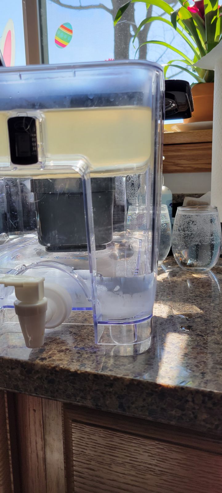 Epic Nano Water Filter Pitcher | Navy Blue | Removes Bacteria & Virus