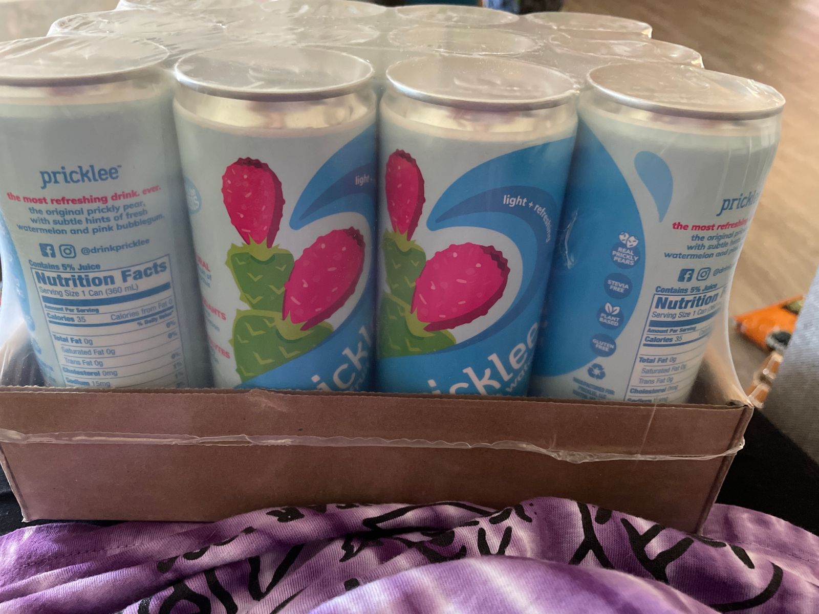 Prickly Pear | 12 Pack | Cactus Superfruit Water – 🌵 Pricklee Cactus ...