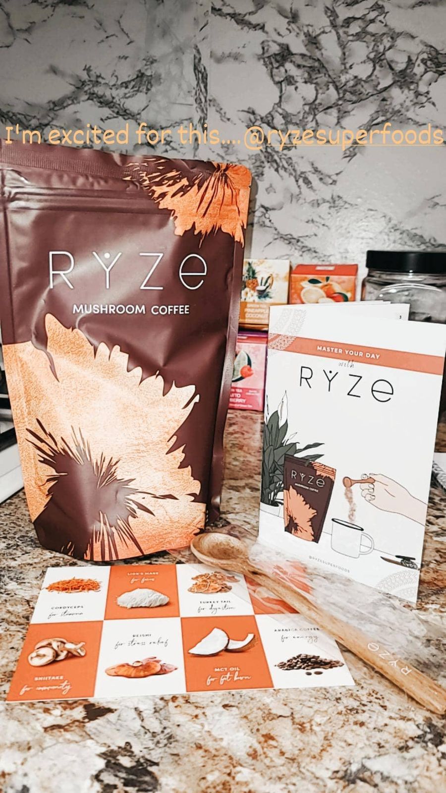 Double RYZE Mushroom Coffee (60 servings)