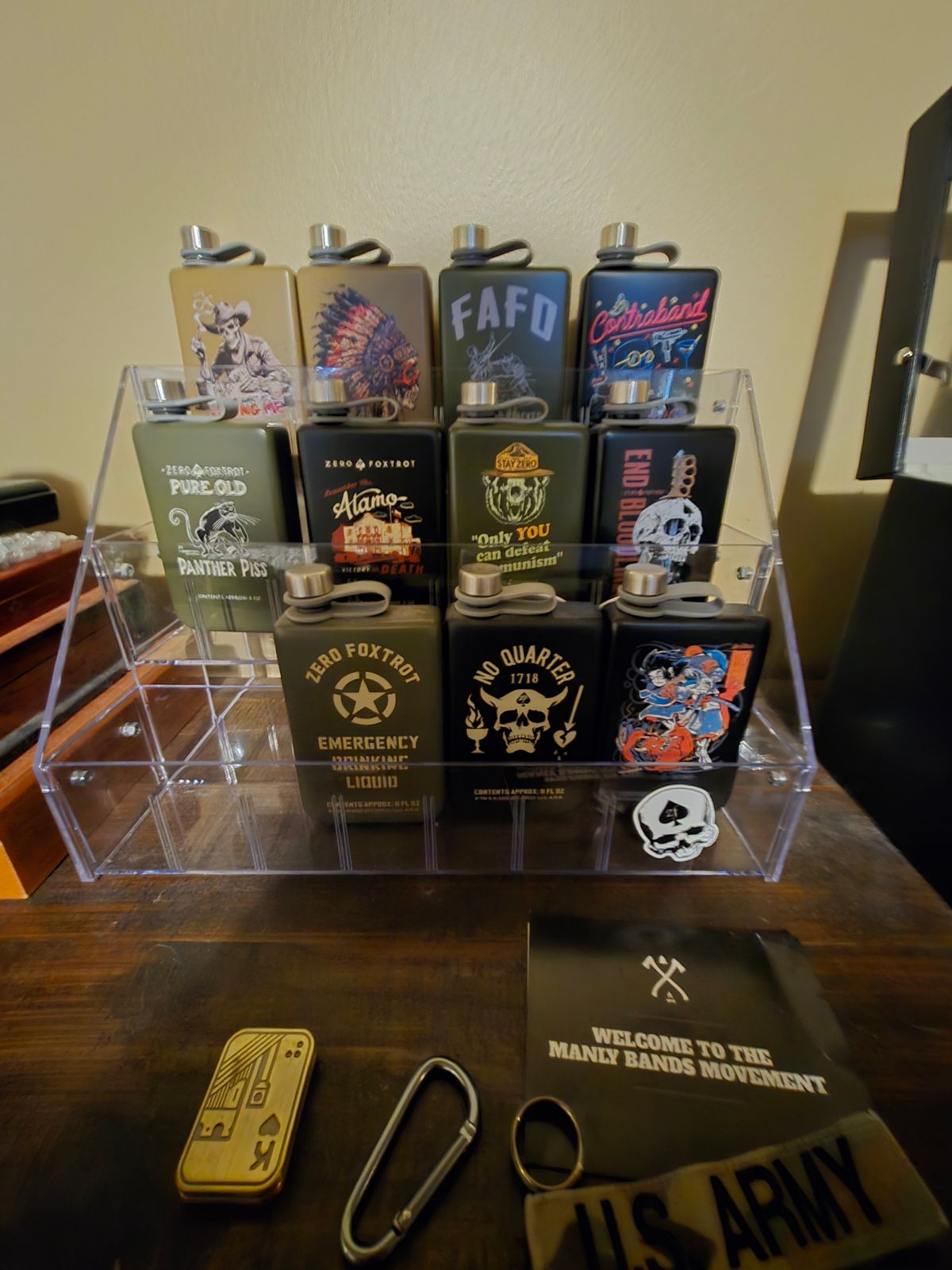 Contraband Flask –ZERO FOXTROT