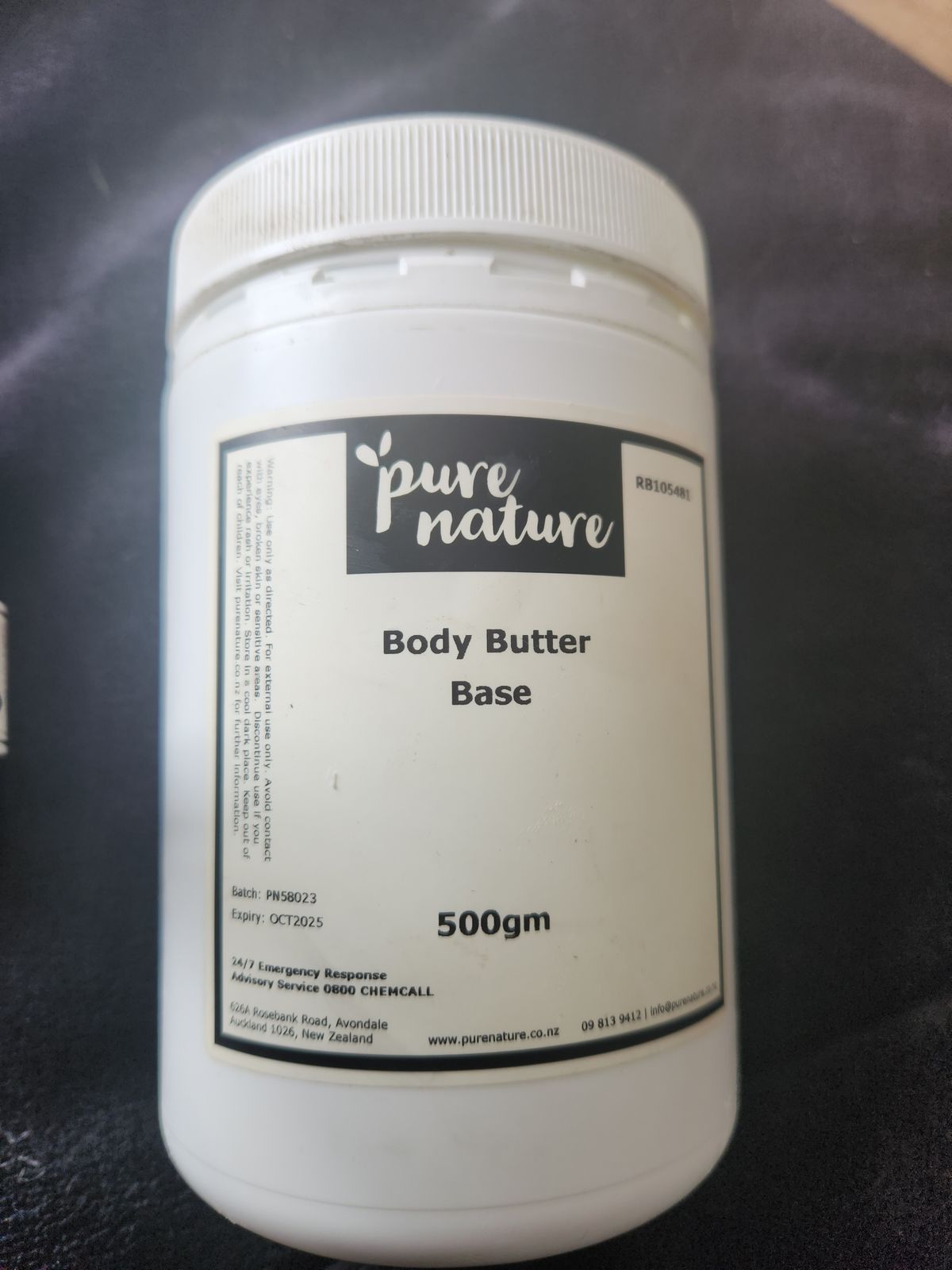 Body Butter Base – PureNature NZ