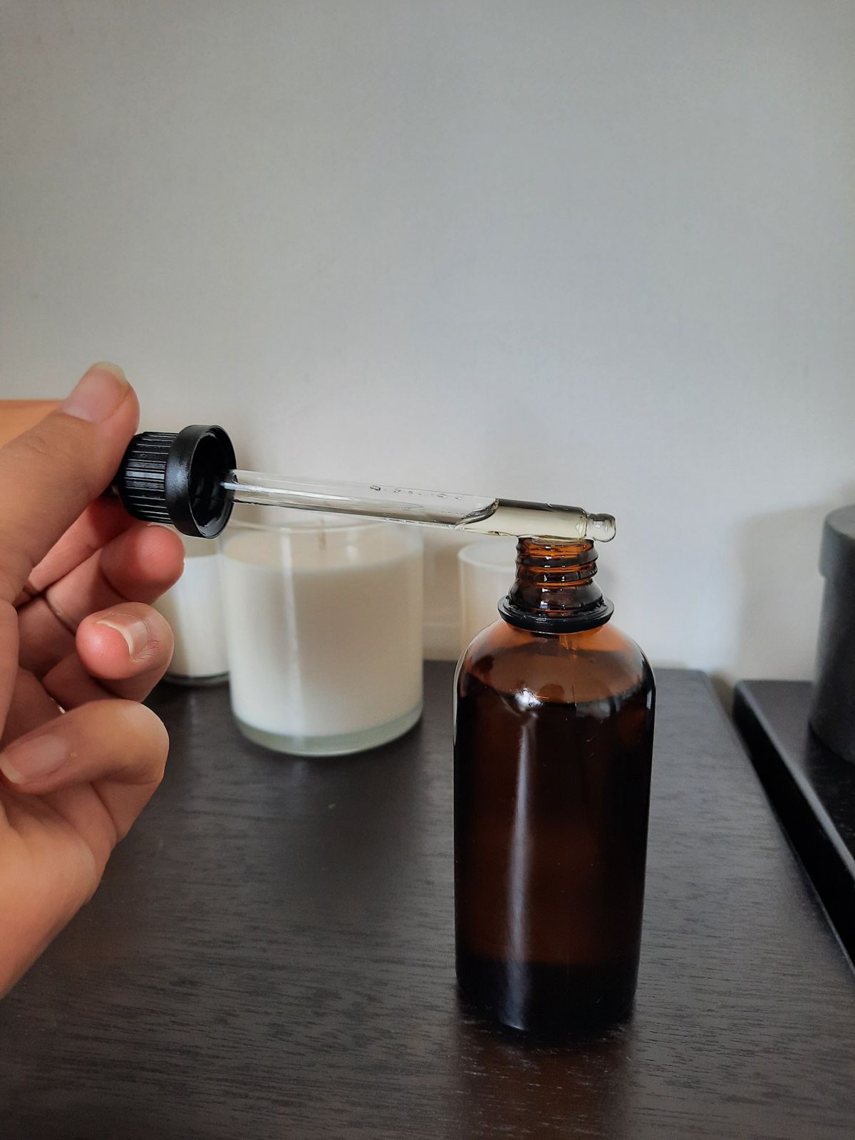 100ml Tamper Evident Dropper 18mm - Black - PureNature NZ