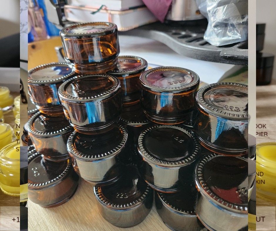 30ml Glass Pot - Amber – PureNature NZ