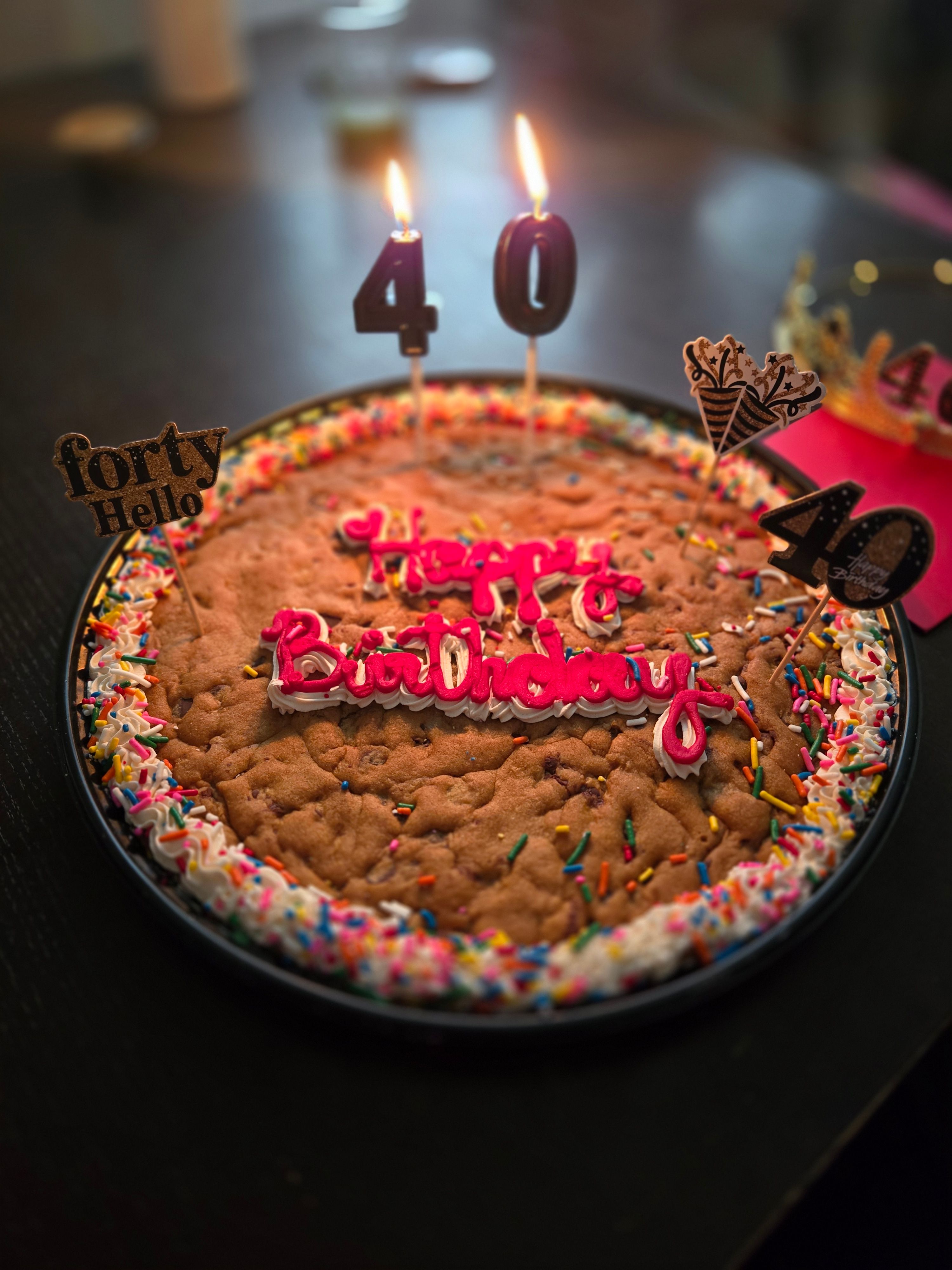 Happy Birthday Handwriting Cake