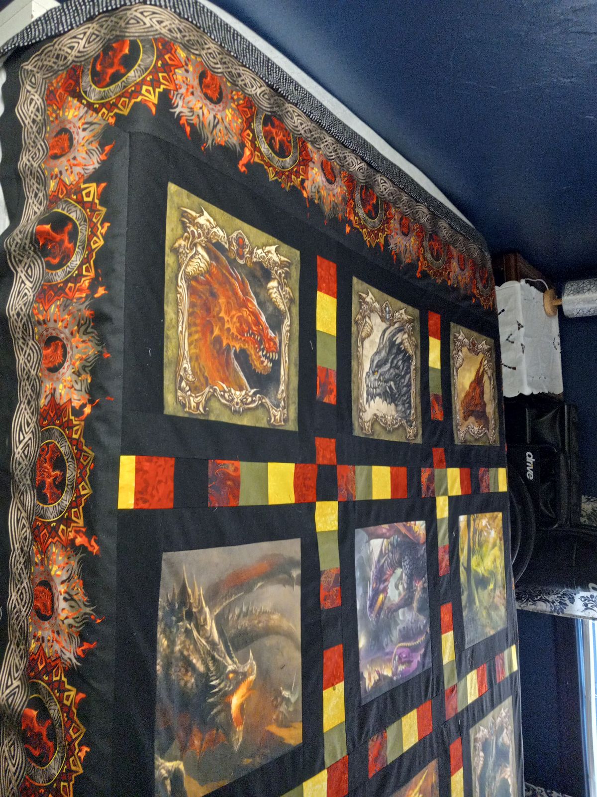 Dragons - Small Dragon Multi Digitally Printed Panel