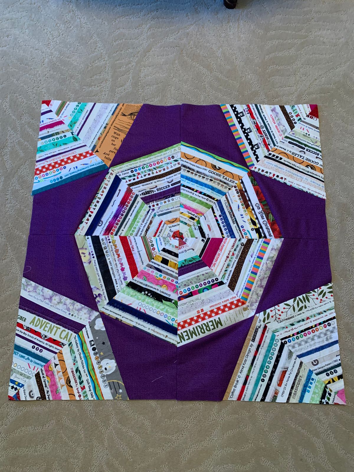 Creative Grids Spider Web Quilt Ruler