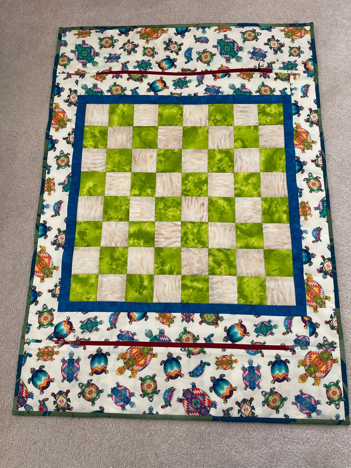 Fabric Checkerboard Quilt Pattern by Missouri Star