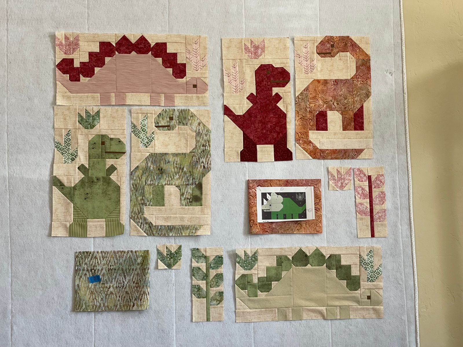 Dinosaurs Quilt Pattern