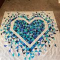 Exploding Heart Quilt Pattern