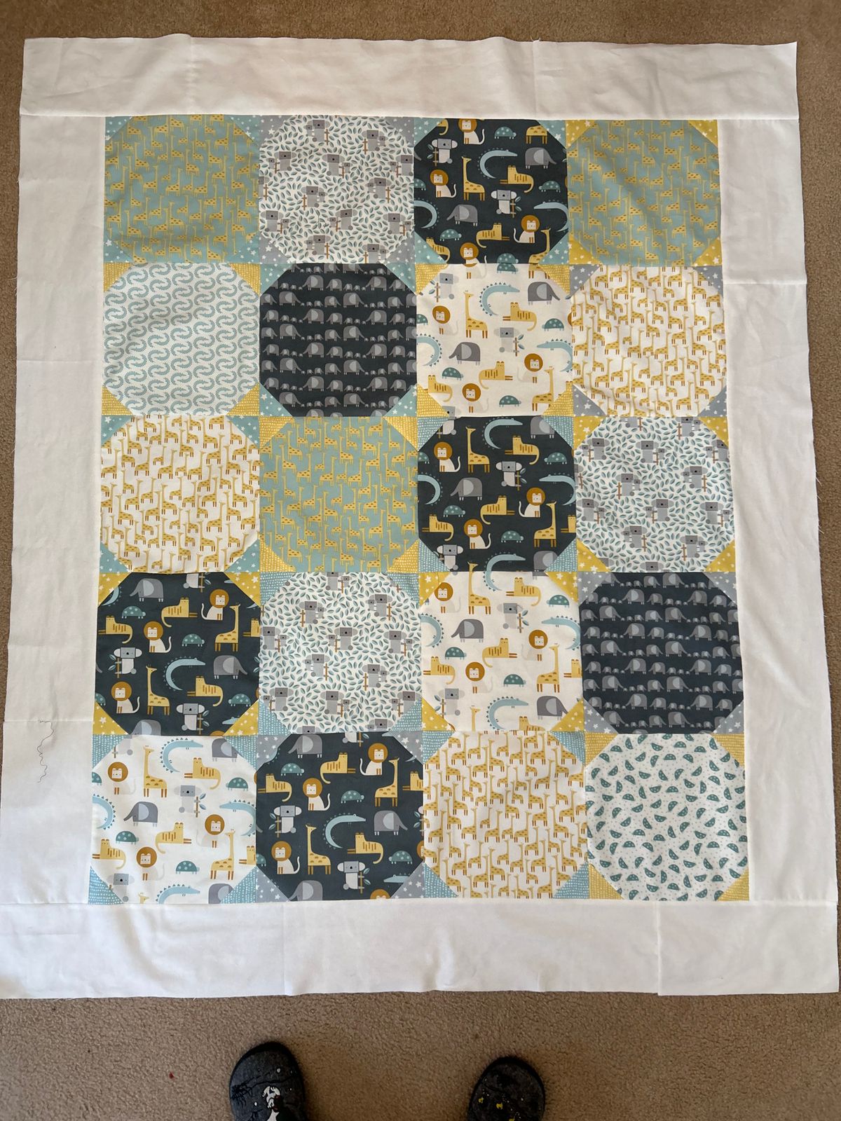 Flannel Solid - Solid White Yardage