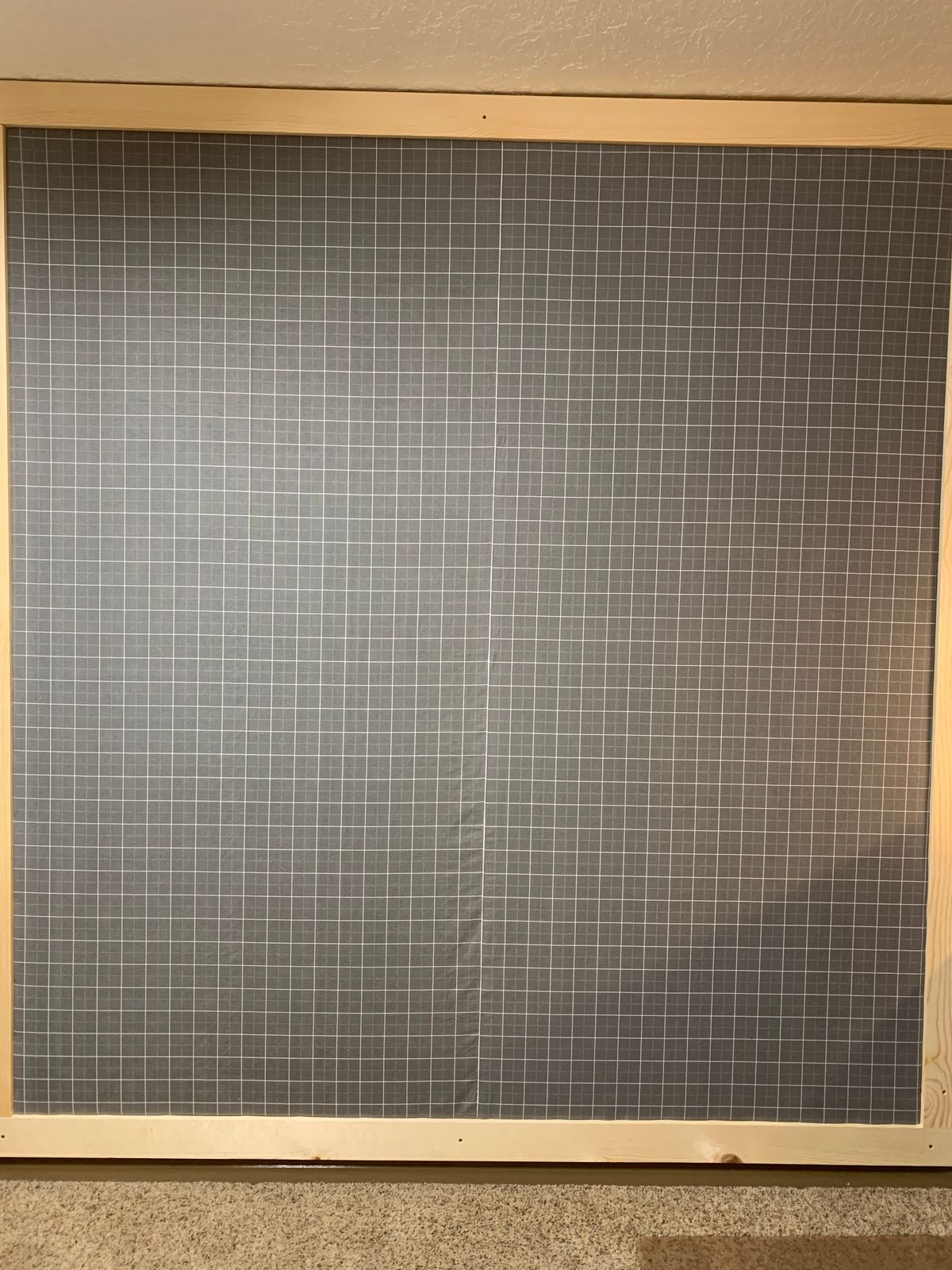 Framework Flannel - Grid Grey Yardage