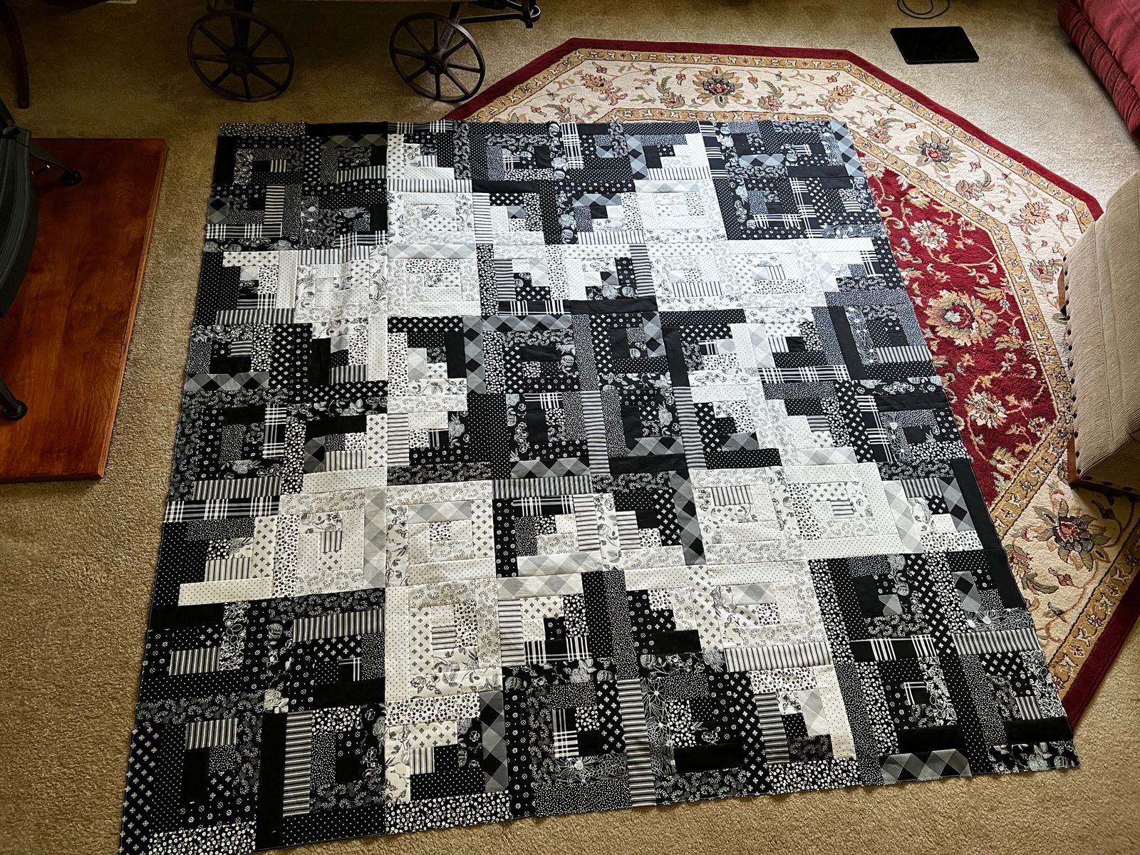 Digital Download - Echo Star Log Cabin Quilt Pattern by Missouri Star