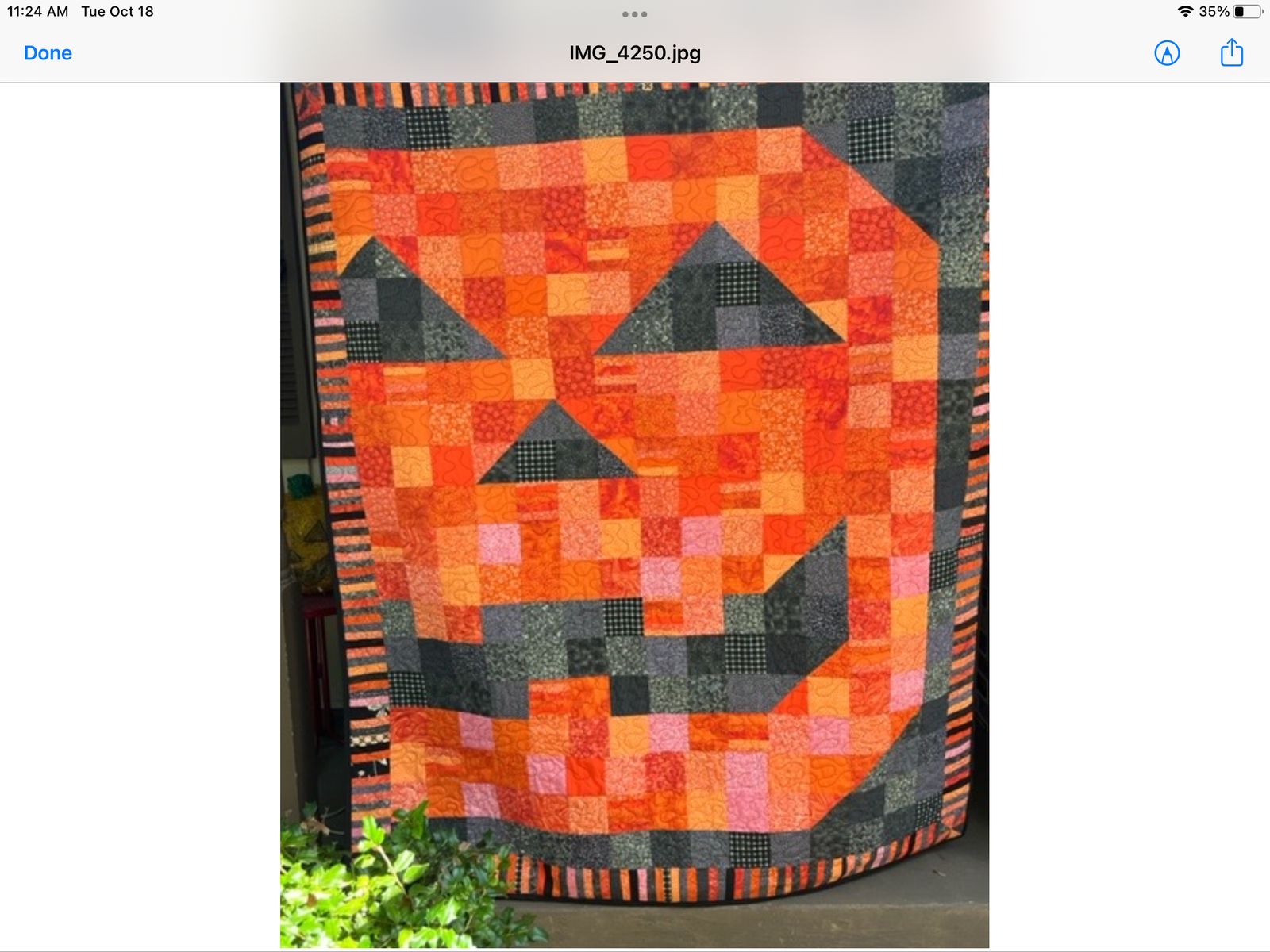 Digital Download - Peek-A-Boo Pumpkin Wall Hanging by Missouri Star