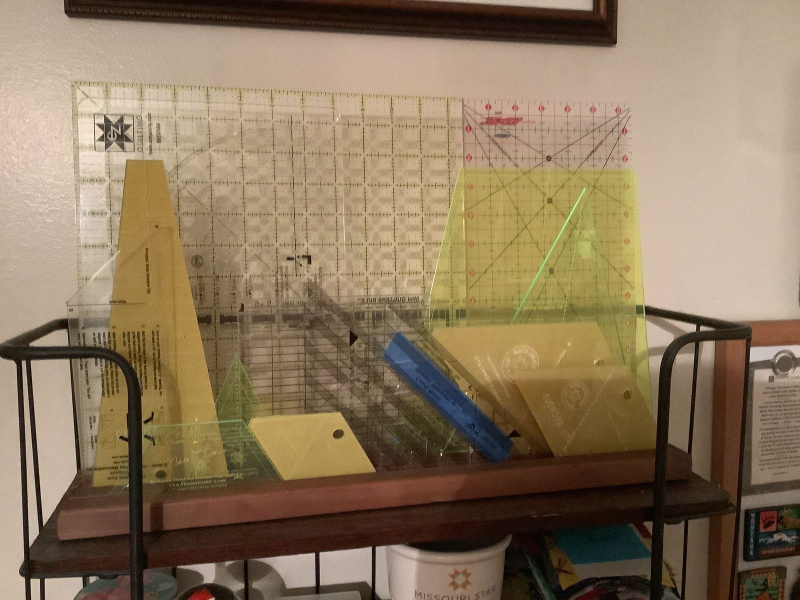 Omnigrid® Wooden Ruler Rack