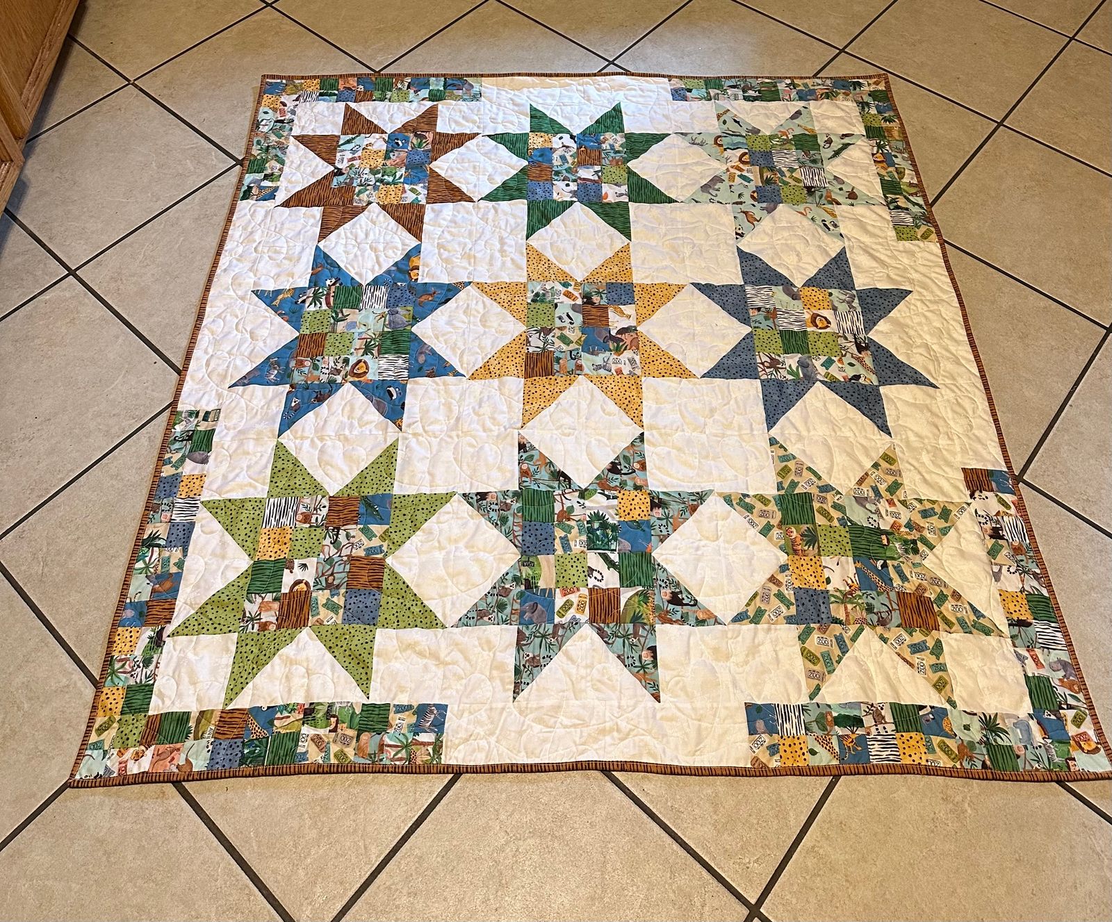 Digital Download - 4 Patch Stars Quilt Pattern by Missouri Star