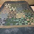 Disappearing Half-Square Triangle Nightfall Quilt Pattern by Missouri