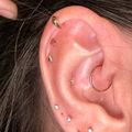 Gold Patt Piercing | Fine Piercings | Adornmonde