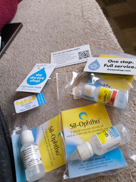Sil-Ophtho Lubricant for ocular prosthesis – DryEyeShop