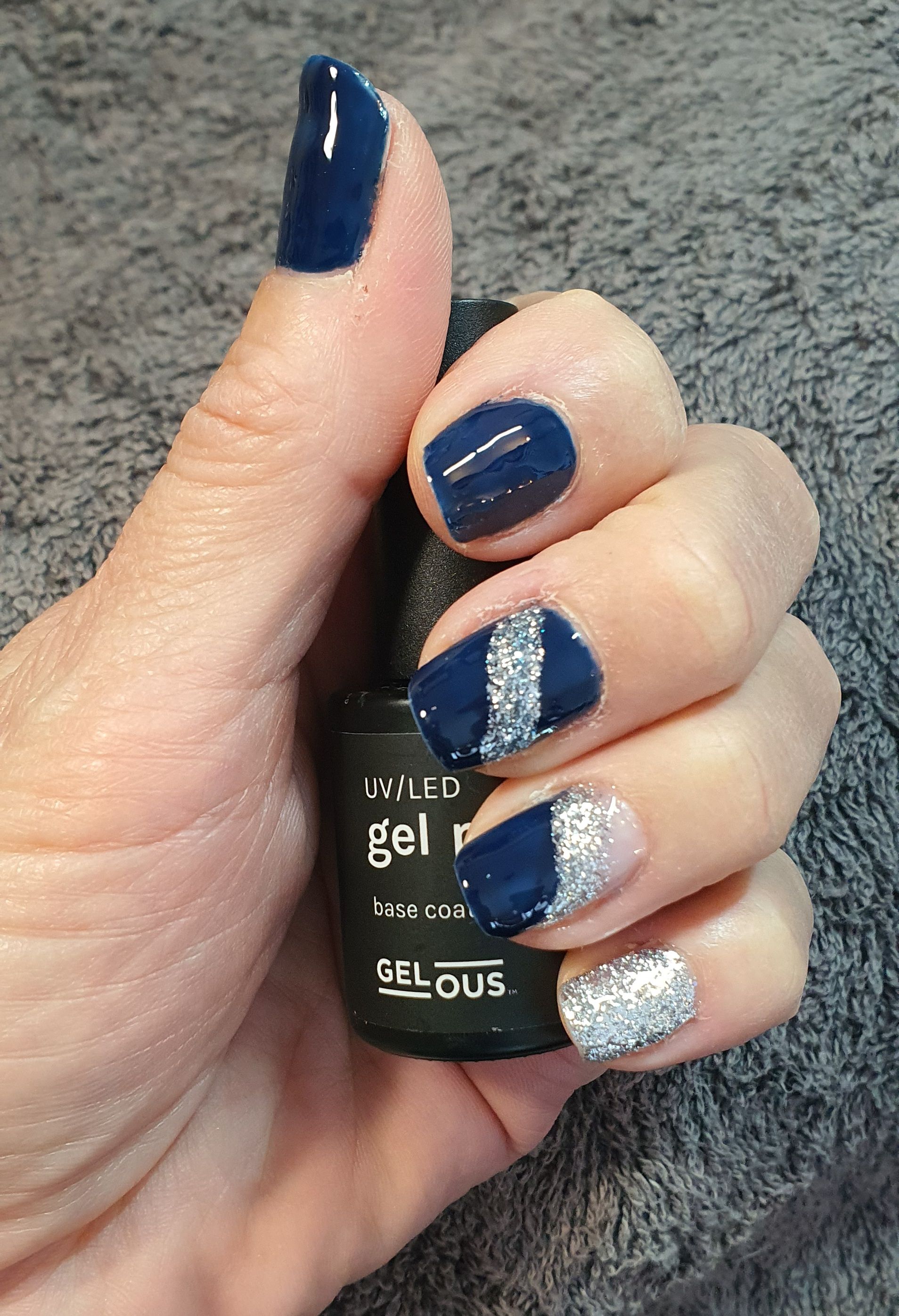 Blue Shellac Nail Designs