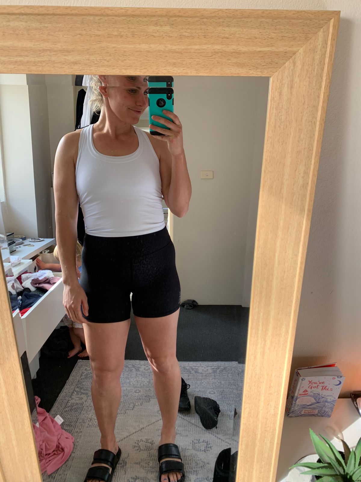 LUXE MIDRIFF TANK - WHITE – MUSCLE REPUBLIC