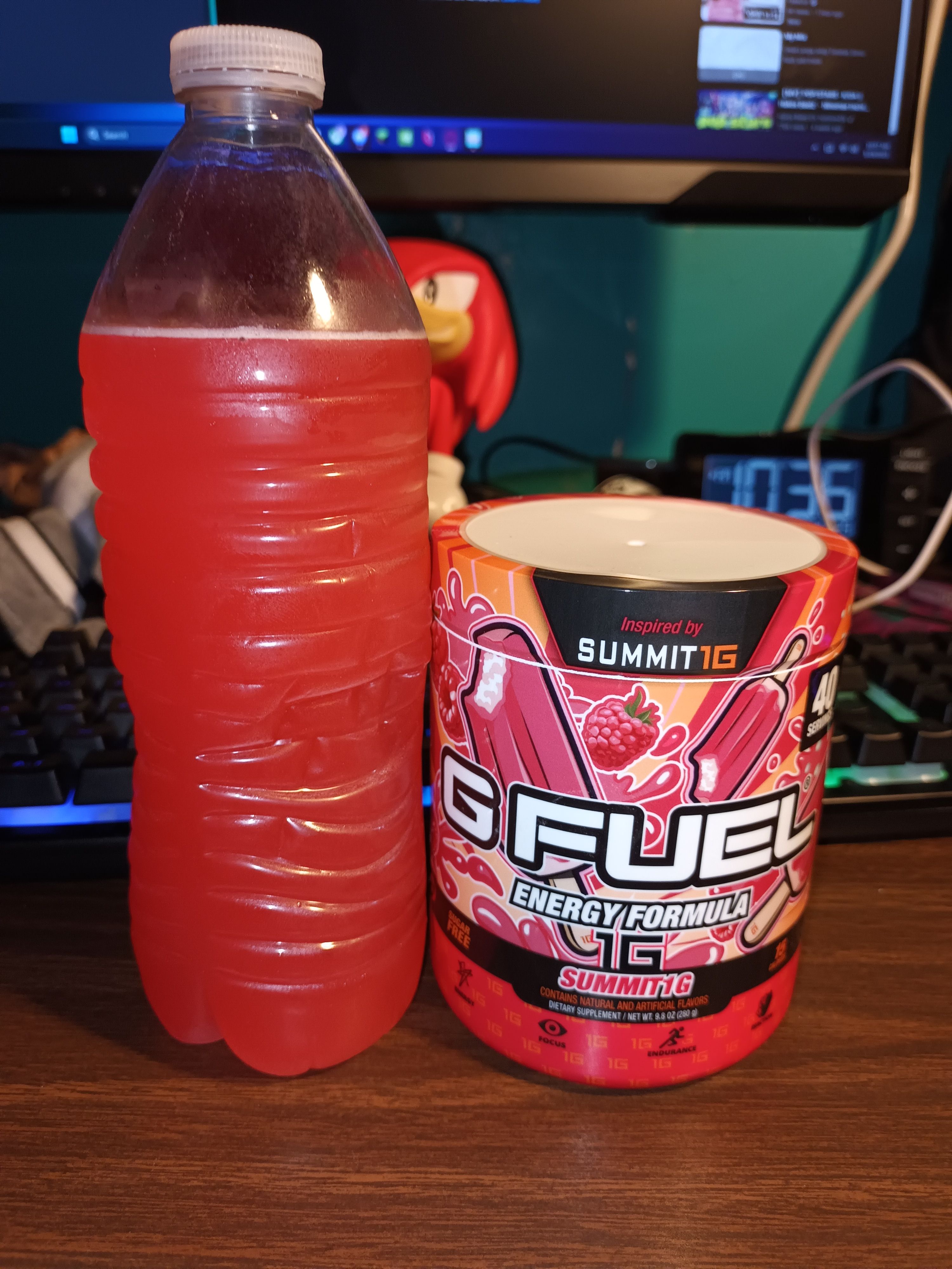 Gfuel Drink In Bottle